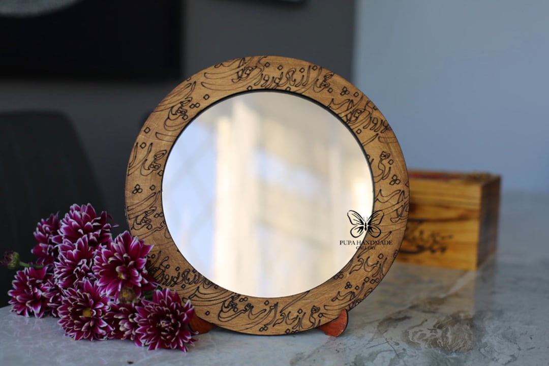 Haft Sin Mirror Persian New Yearpersian Calligraphy Mirror Haft Seen