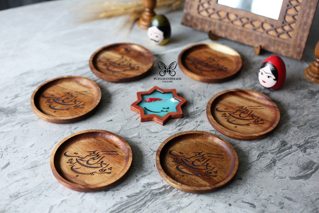 Wooden Haft Sin Set, Persian New Year,happy Nowruz, Haft Seen ...