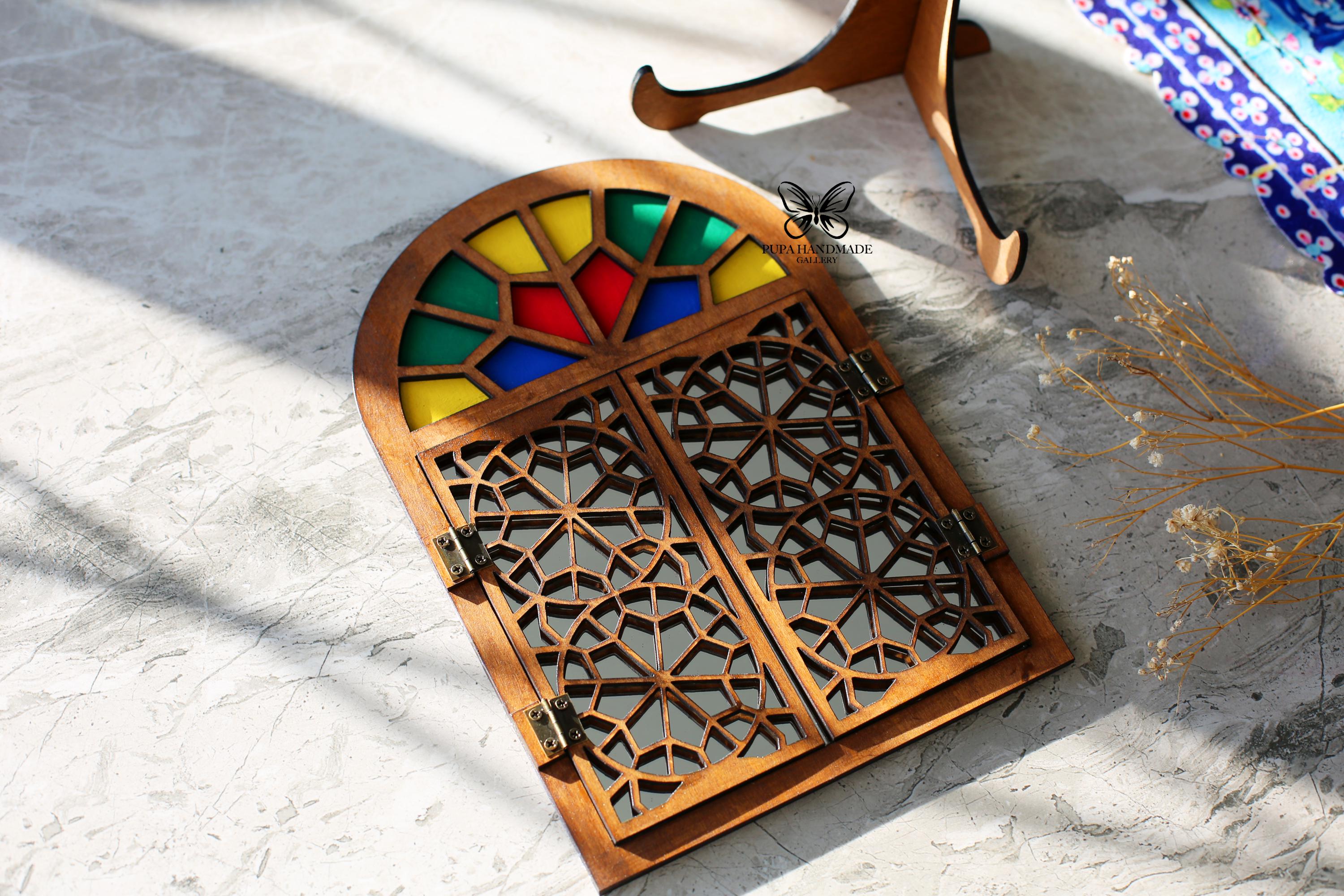 Handmade Persian Haft Sin Mirror Persian New Yearpersian Mirror Haft