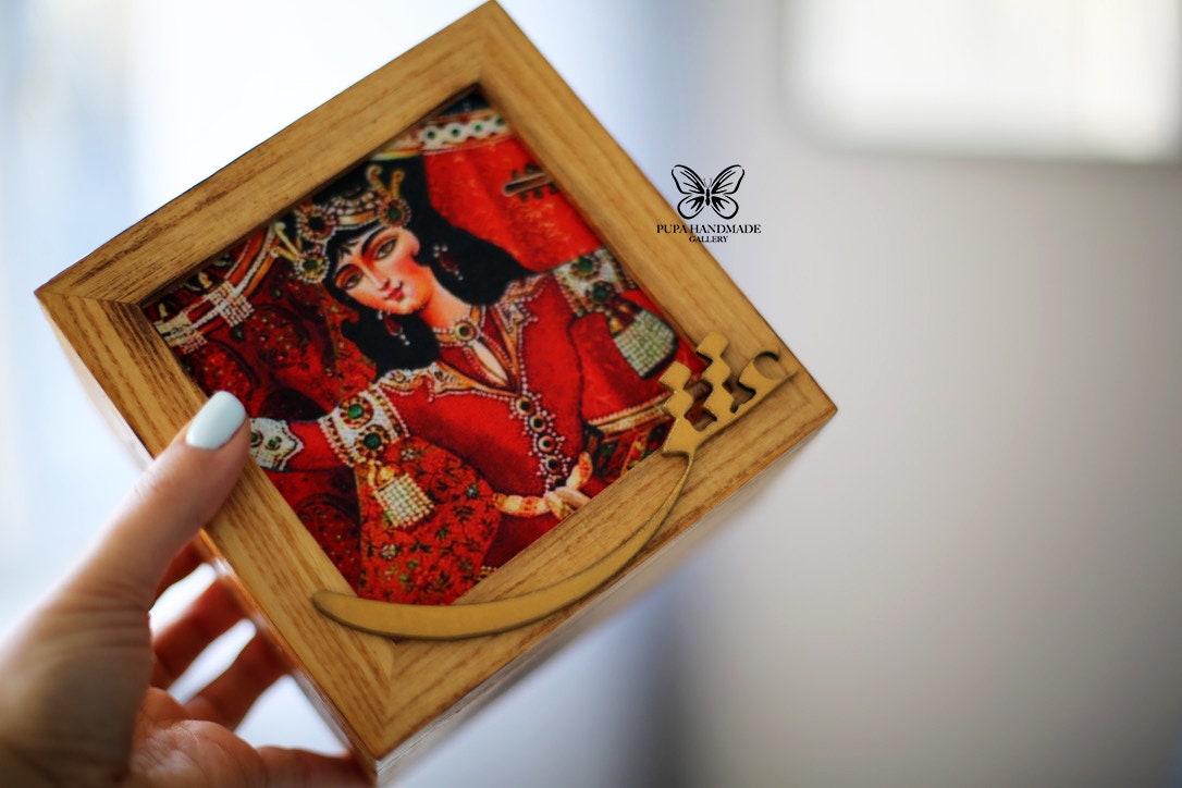 Persian Wooden Decorative Storage Box Nowruz Gift Persian - Etsy