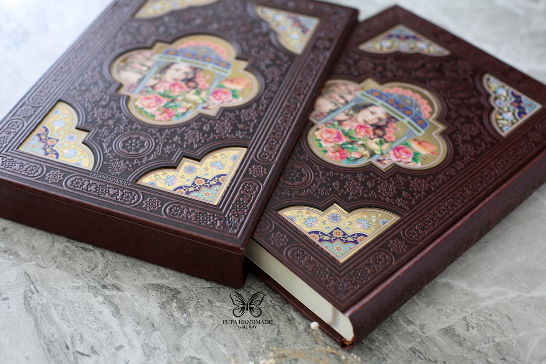 Divan of Hafez, Fall E Haze , Hafiz Shirazi Leather Persian Poet Farsi ...