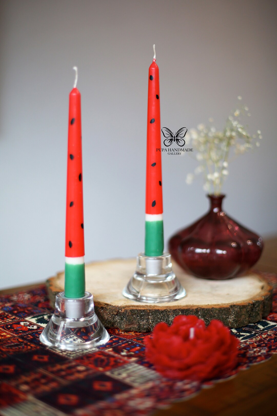 Watermelon Candle, Fruit Candle, Party Kids Birthday Candle,tropical ...