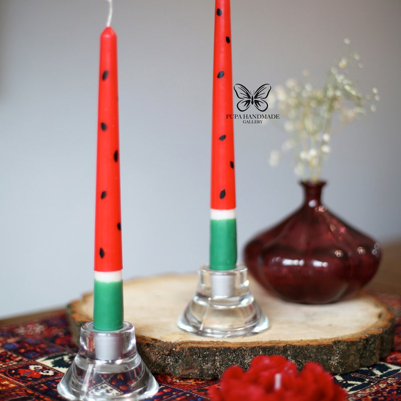 Watermelon Candle - Etsy