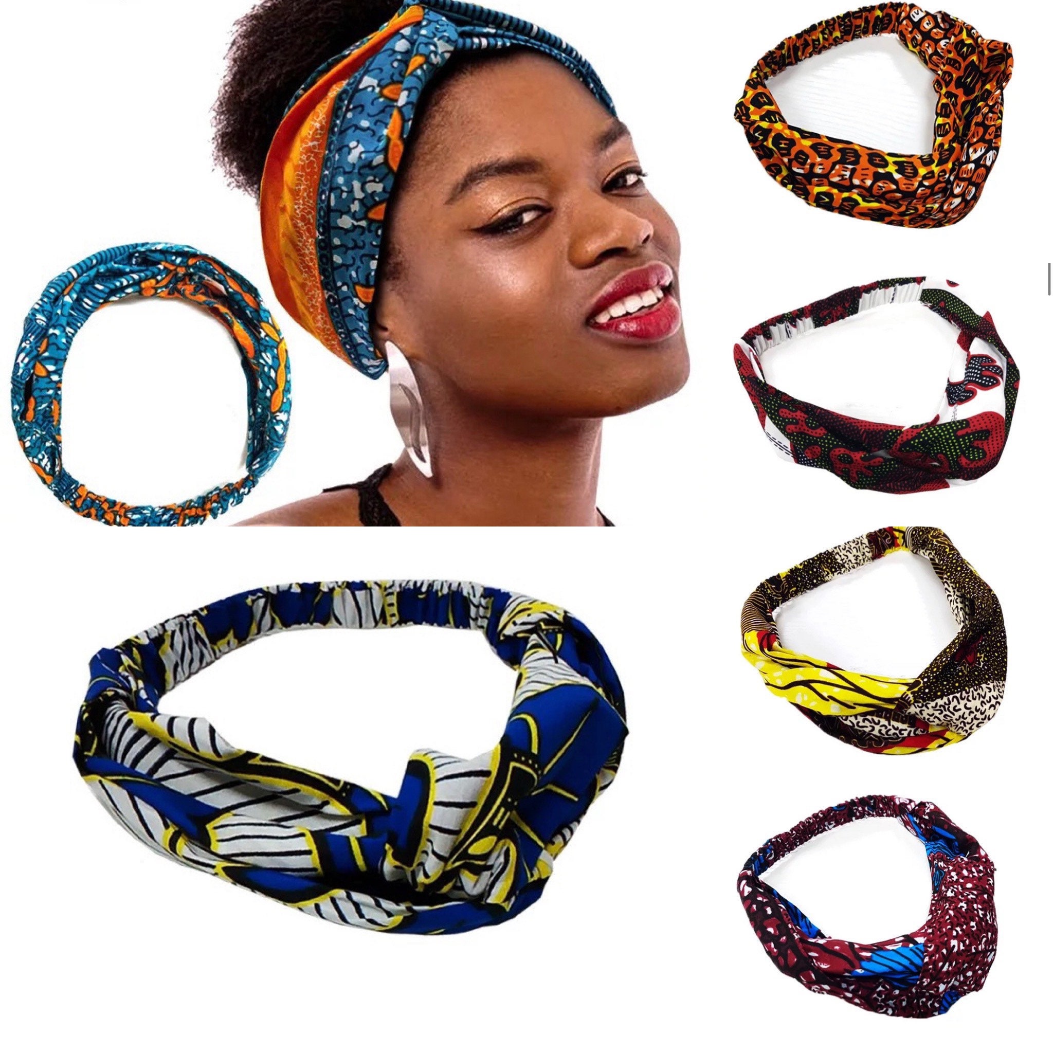 African Twist Headband Headwrap Style Afro Headband Ankara Etsy
