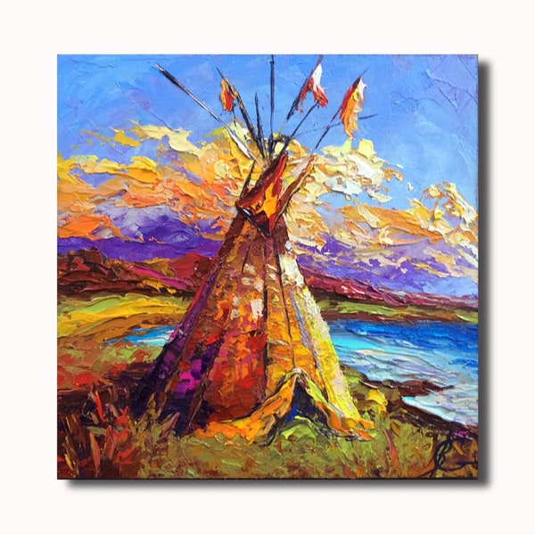 Teepee Art - Etsy