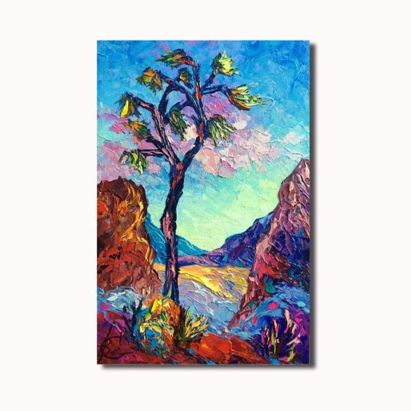Impasto Tree - Etsy