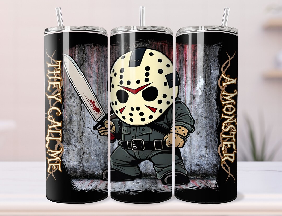 They Call Me A Monster Halloween Tumbler Wrap, Digital Download, 20 Oz ...