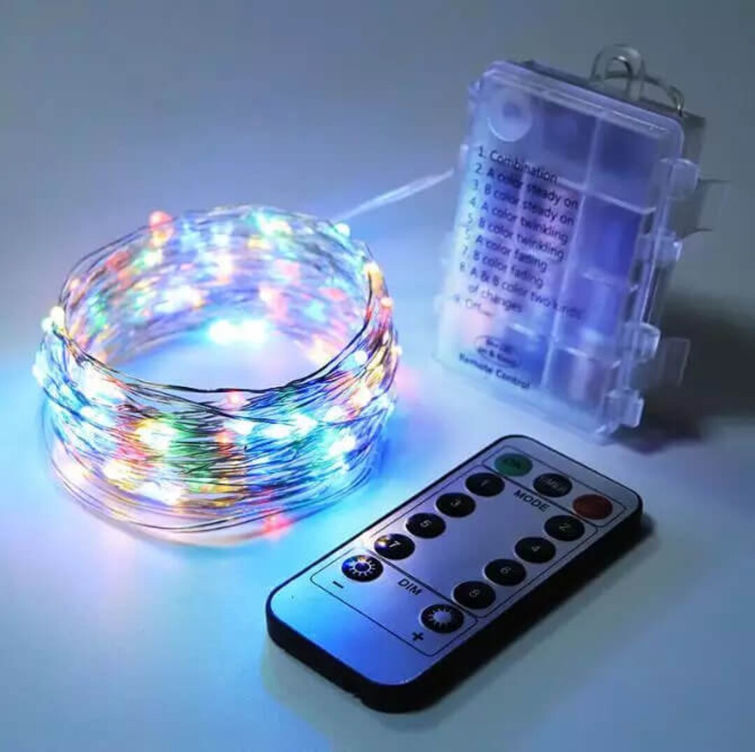 Waterproof LED Lights With Remote Control, Christmas Tree Lights ...