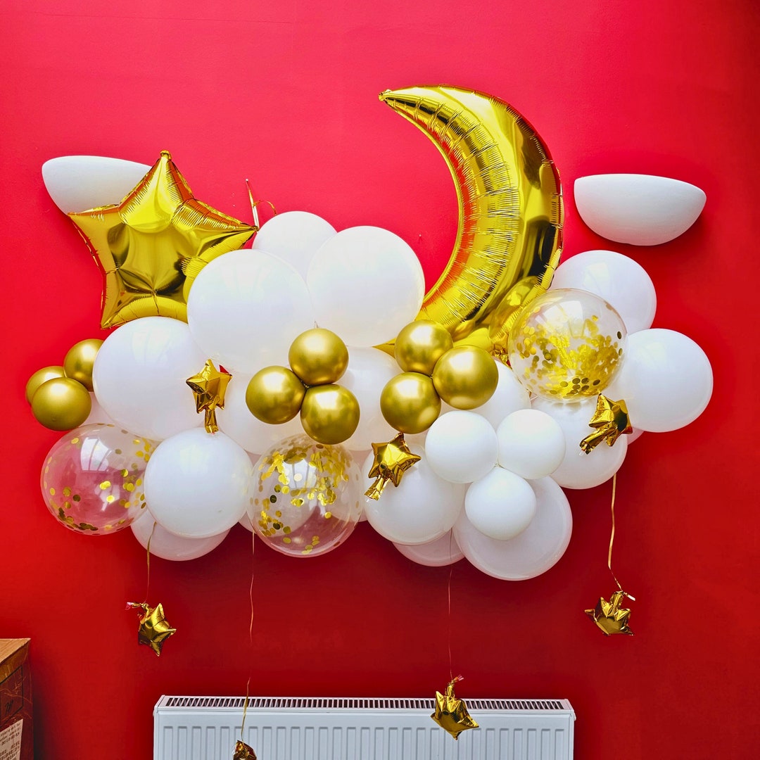 Eid Balloon Garland, New Born Balloon Garland, Cloud Balloon Garland ...