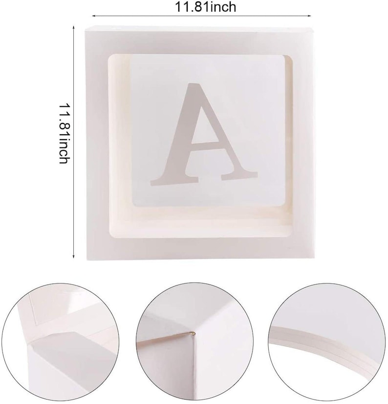 Balloon Boxes With LOVE Letters Decoration for Anniversary - Etsy