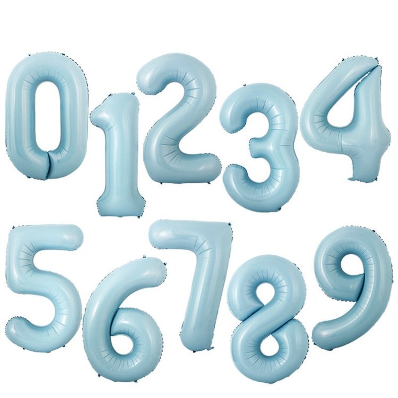 Number Balloons - Etsy