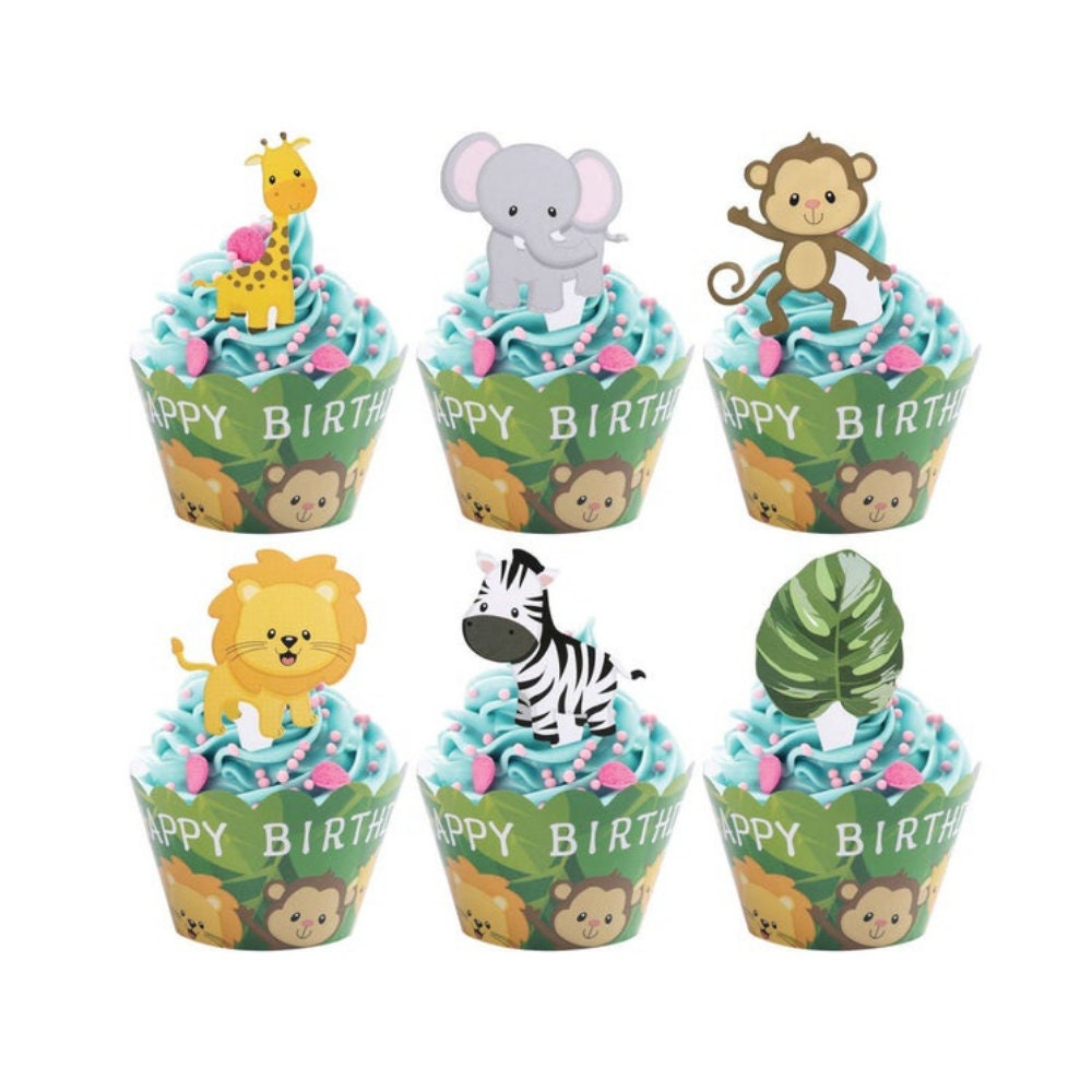 Jungle Theme Birthday Banner Jungle Party Decorations | Etsy UK