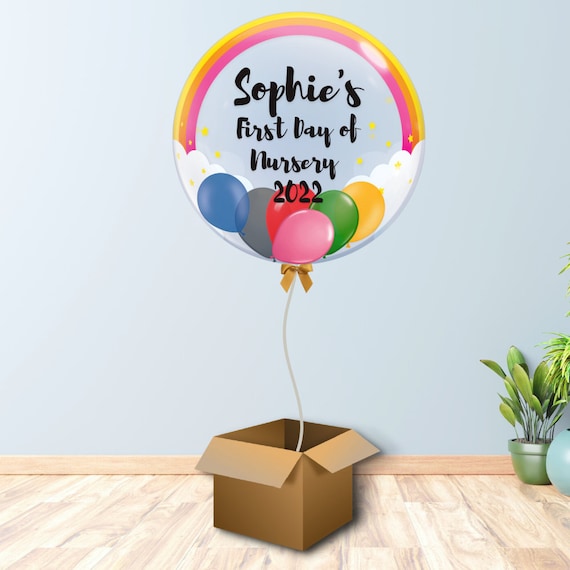 Personalised Back to School Balloon in a Box With Next day Delivery Delivered on the Date of Your Choice Etsy