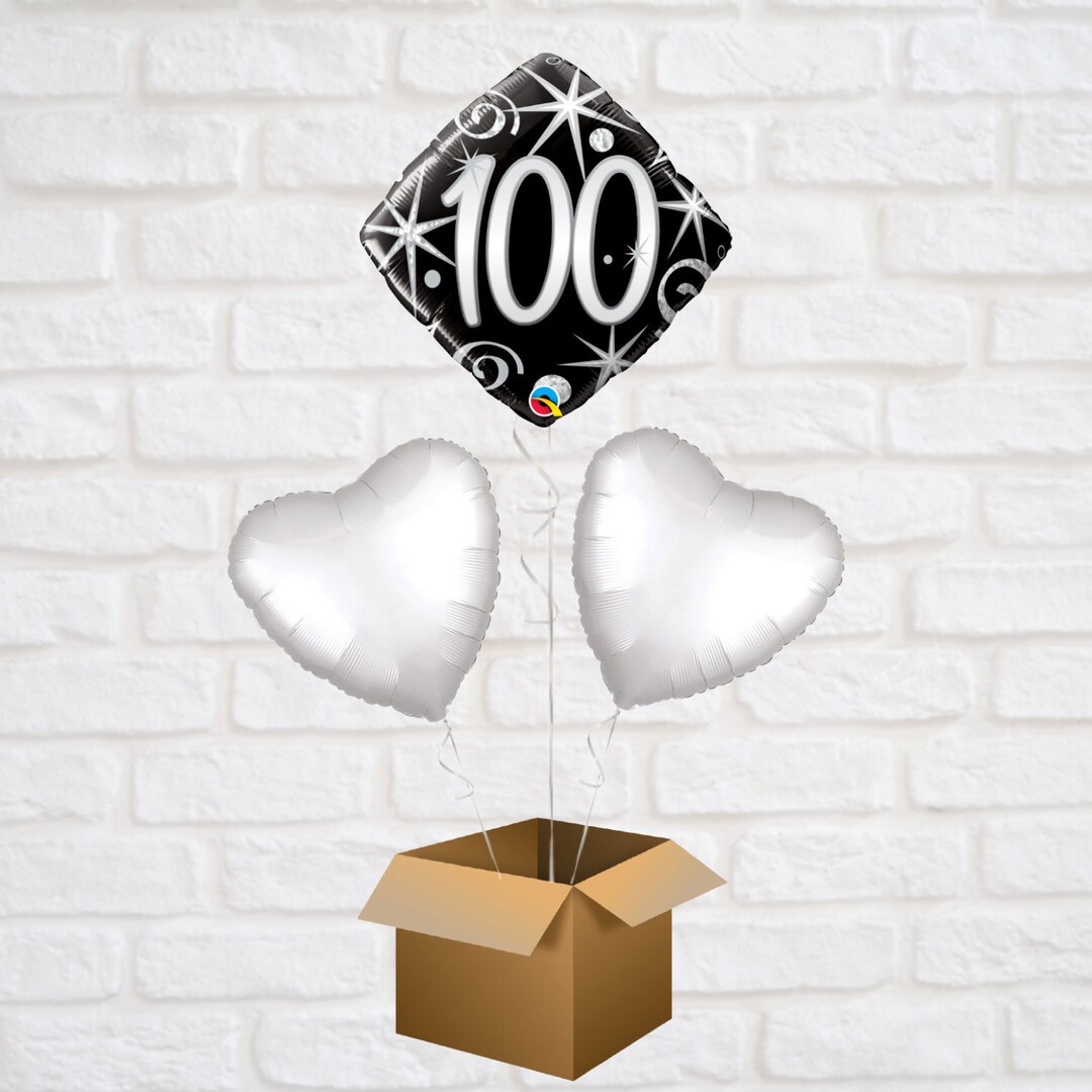 100th Birthday Balloon Bouquet 100th Birthday Decorations - Etsy