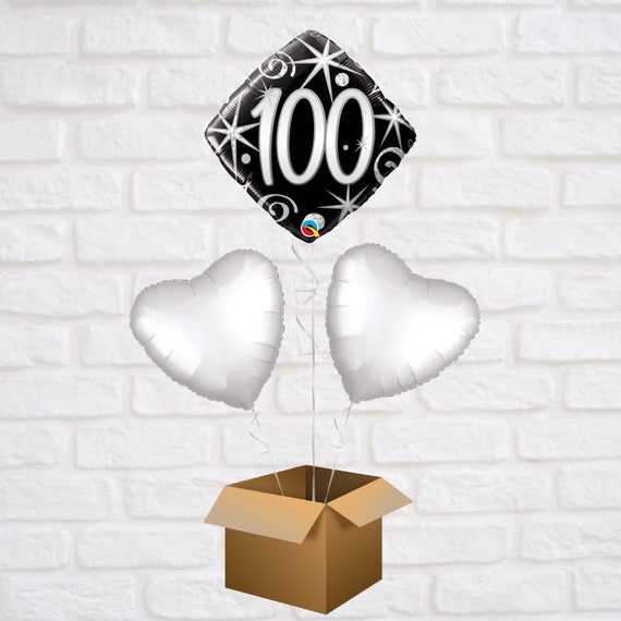100th Birthday Balloon Bouquet 100th Birthday Decorations | Etsy