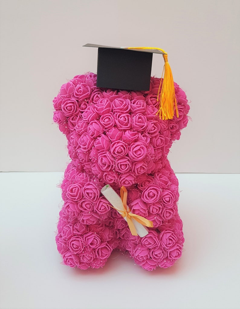 Graduation Gift Graduation Rose Bear for Her Graduation - Etsy UK