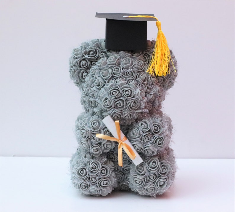 Graduation Gift Graduation Rose Bear for Her Graduation - Etsy UK