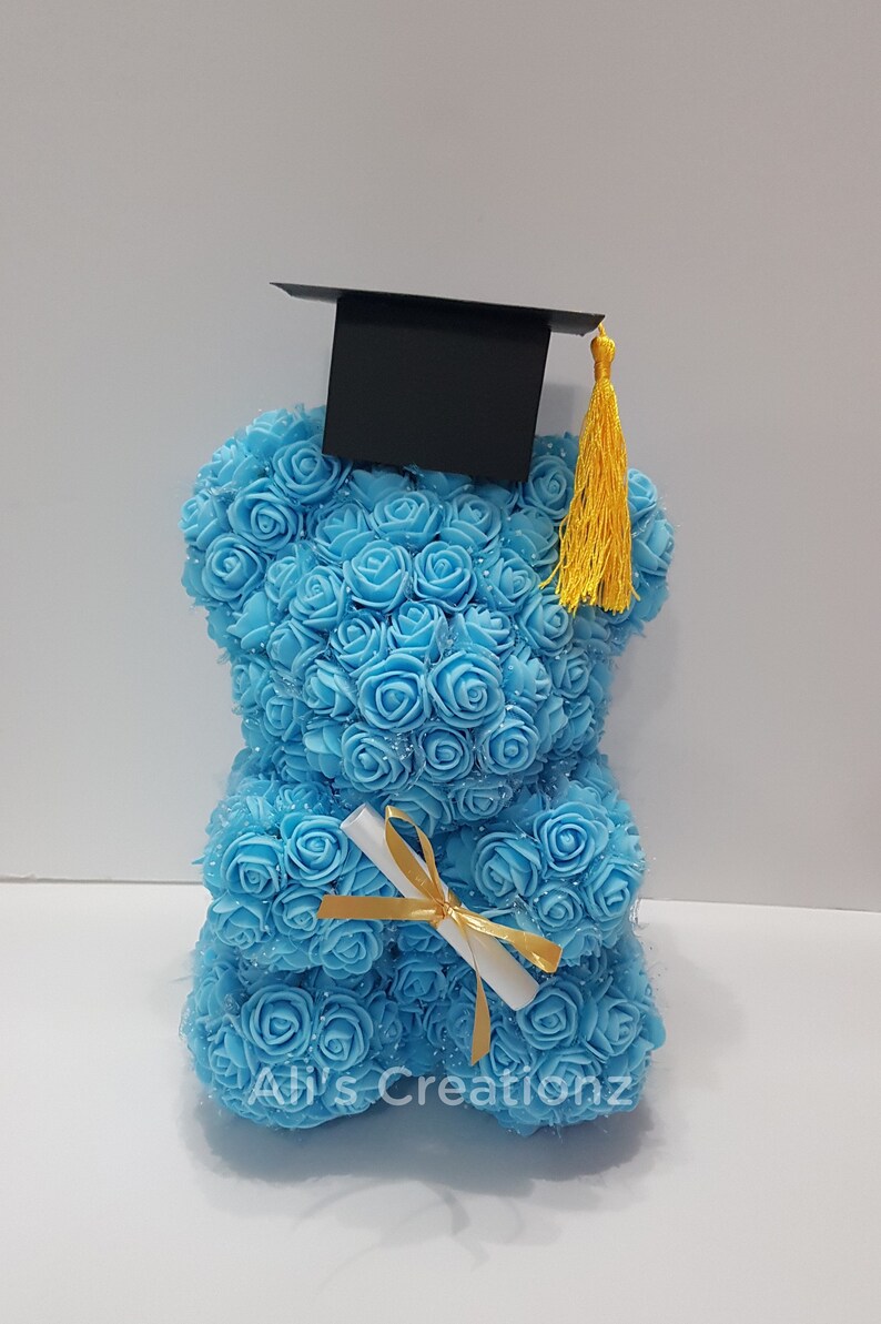 Graduation Gift Graduation Rose Bear for Her Graduation - Etsy UK