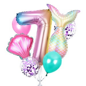 Mermaid Birthday Decorations, Mermaid Party Decorations, Mermaid ...