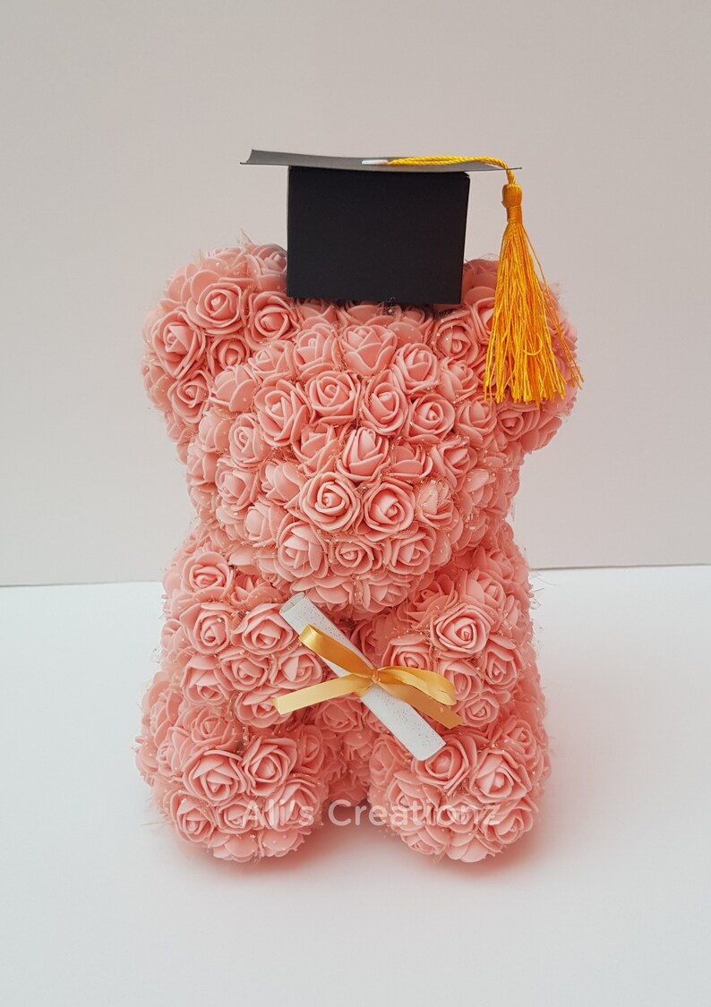 Graduation Gift Graduation Rose Bear for Her Graduation - Etsy UK