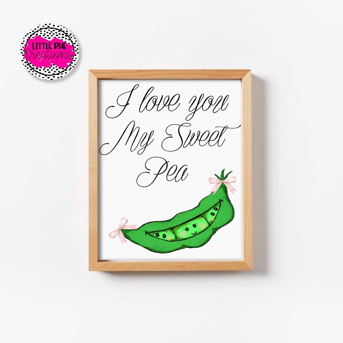 Sweet Nursery Print Sweet Pea Baby Nursery My Sweet Pea - Etsy
