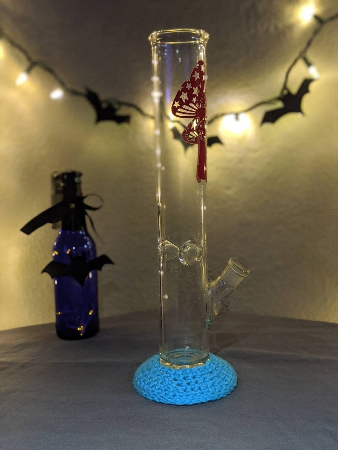 Flat Base Glass Cover | Bong Seat | Bong Cover *multiple Colors ...