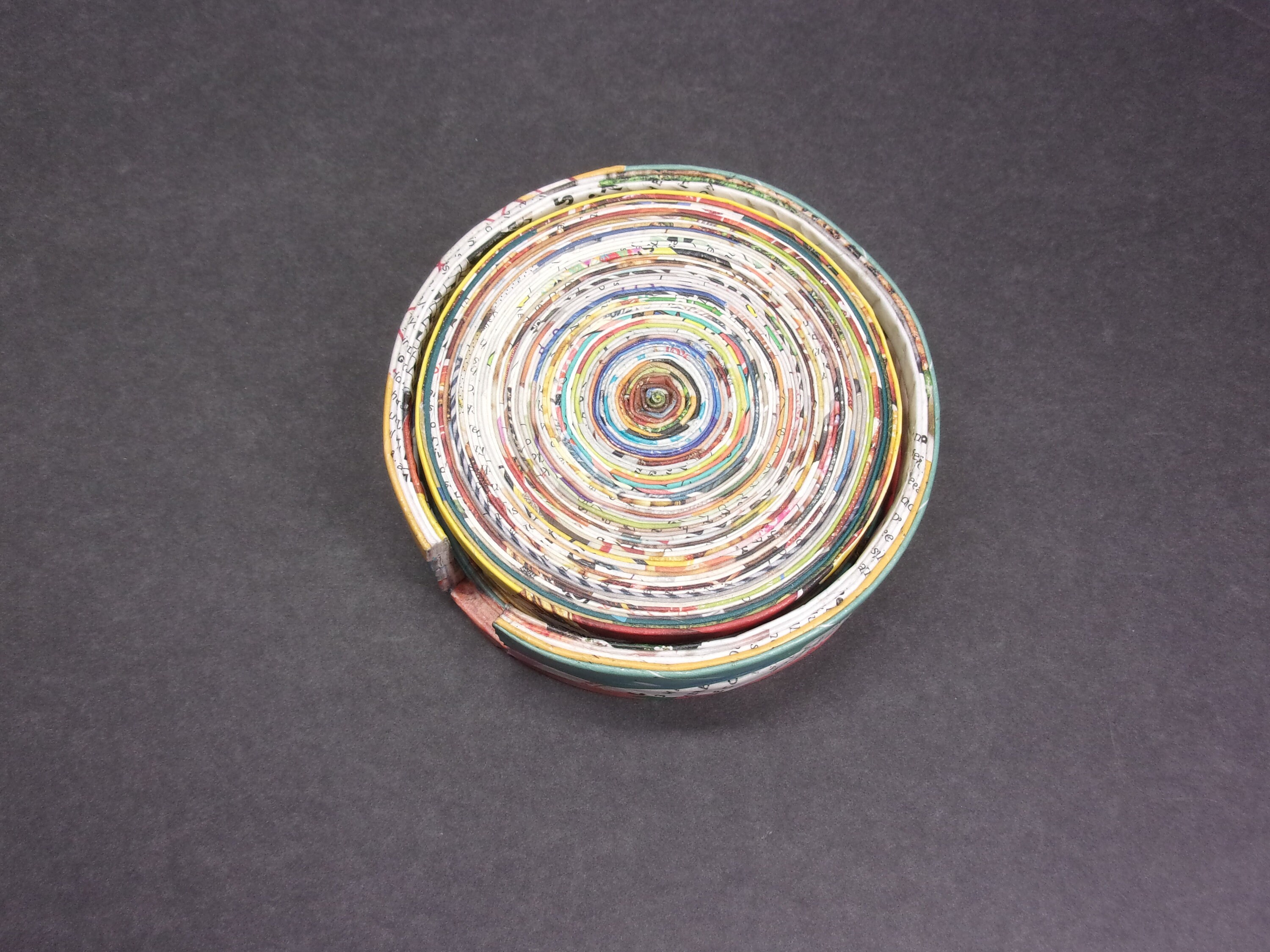 Magazine Coasters Recycled Magazine Set of 4 Coasters | Etsy