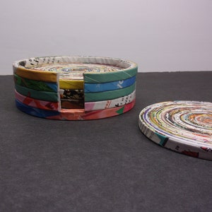 Magazine Coasters | Recycled Magazine | Set of 4 | Coasters - Etsy