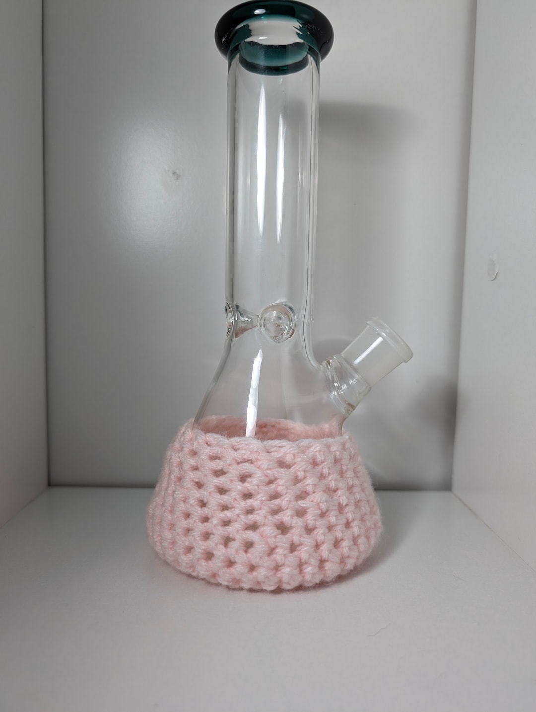Valentine's Day Baby Pink Glass Cover | Bong Seat | Bong Cover ...