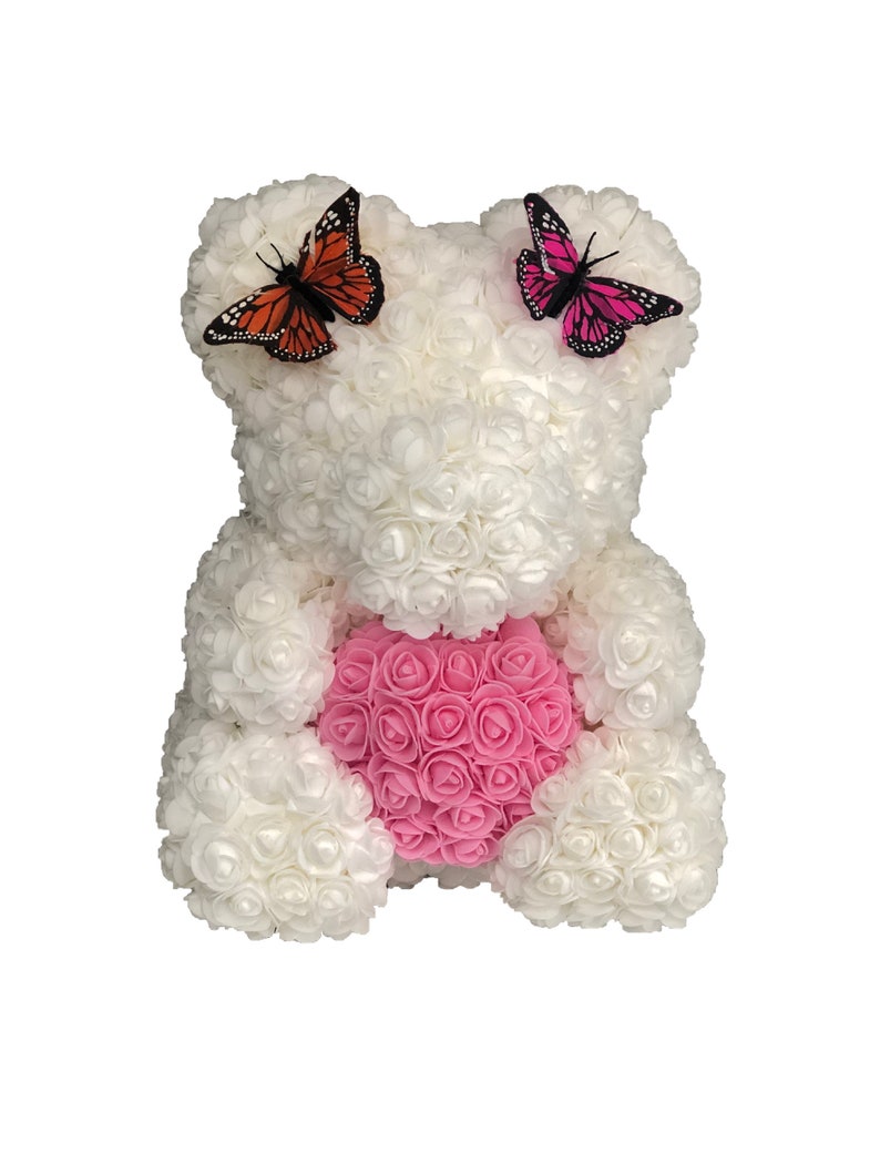 Rose Bear With Butterfly - Etsy