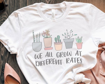 We All Grow at Different Rates Bulletin Board - Etsy