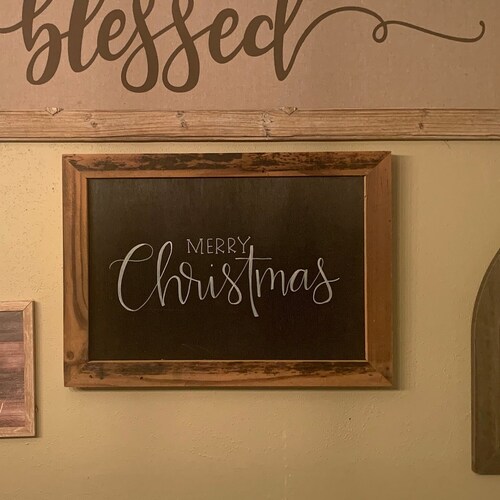 One Little Word Custom Hand-lettered Wood Sign Shelf - Etsy