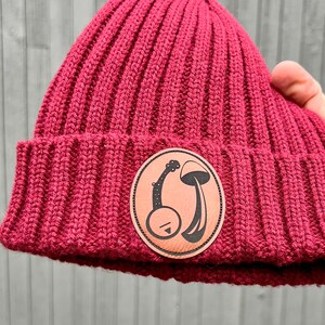 Folk & Forage Logo Beanie (leather Engraved Patch on Fisherman's Beanie ...