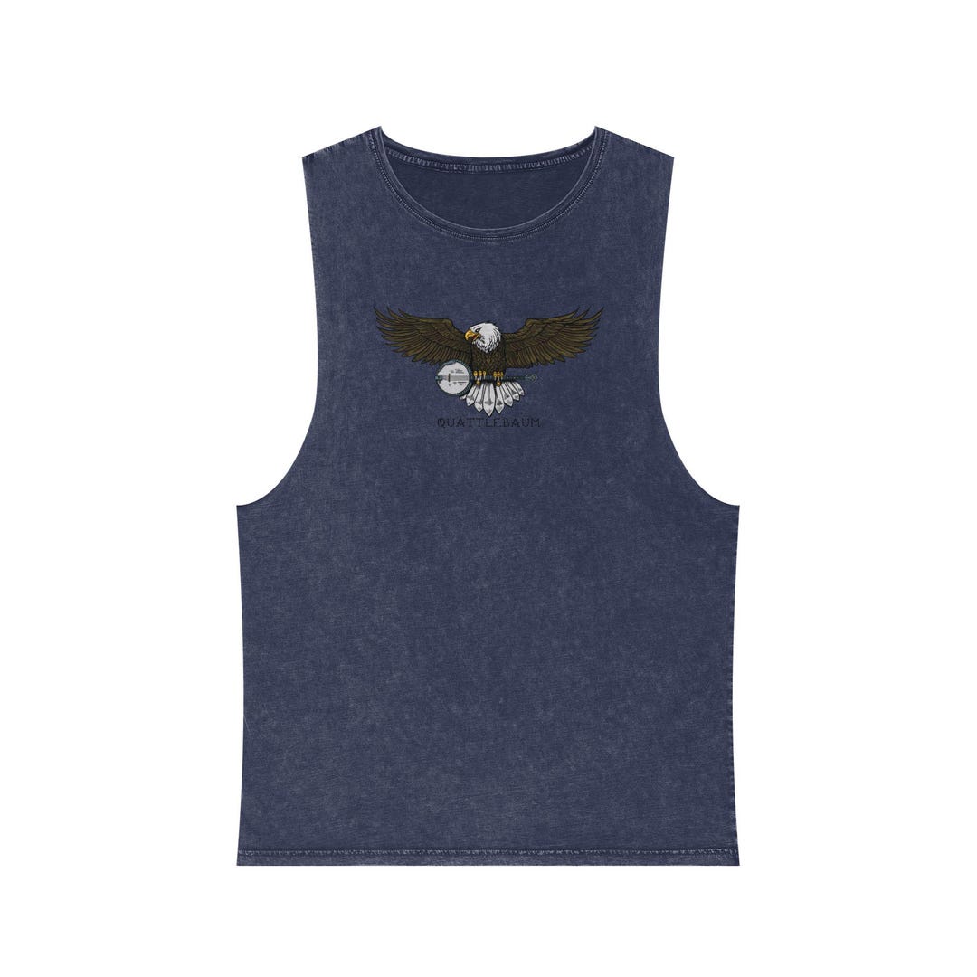 Bald Eagle With Banjo ~ Quattlebaum Stonewash Tank Top ~ - Etsy
