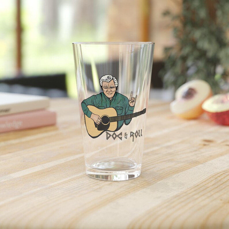 Doc & Roll! ~ Doc Watson Pint Glass - Etsy