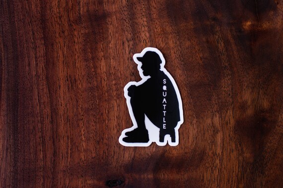 Squattle Logo Sticker | Etsy