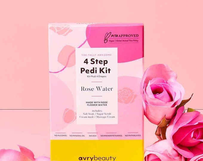 Rose Water 4 Step Pedi Spa Set - Etsy