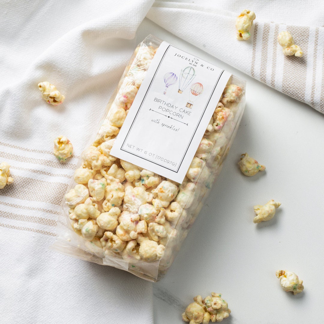 Luxe Birthday Cake Popcorn - Etsy