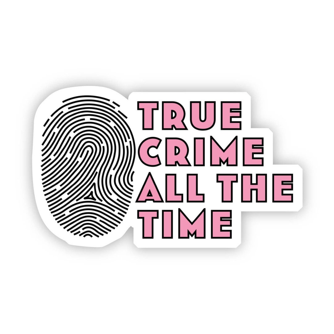 True Crime Lover Sticker True Crime Podcast Dateline Lover Crime Online ...