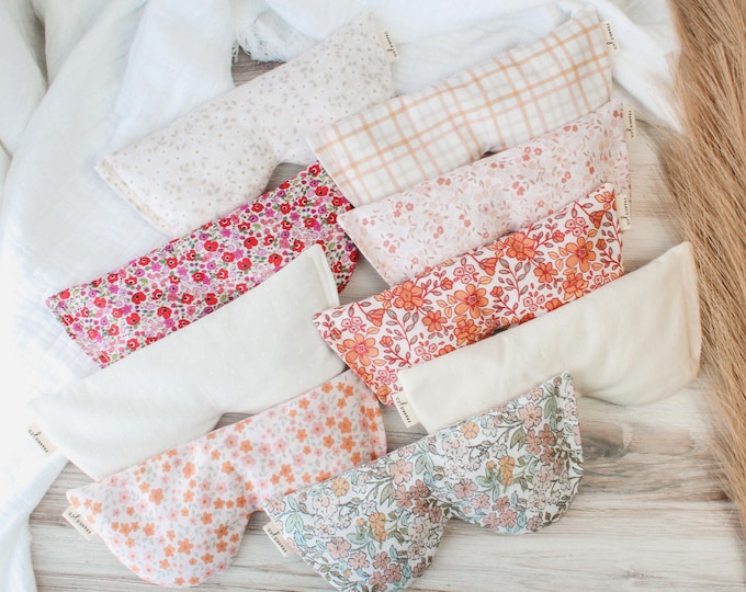 Weighted Eye Mask | Lavender Eye Mask Pillow | Organic Flaxseed Eye ...