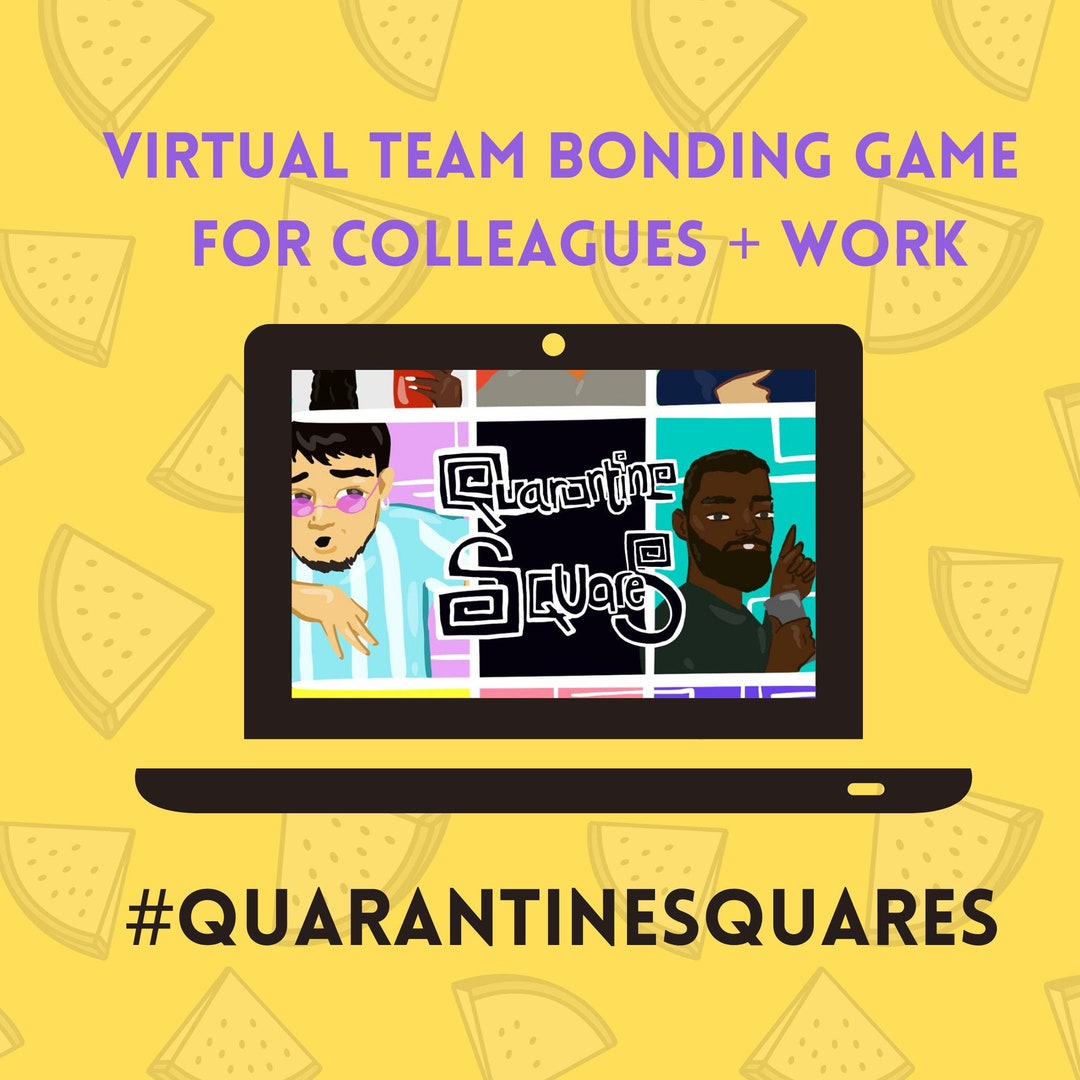 Virtual Team Bonding Activity - Quarantine Squares - Online Game Party ...