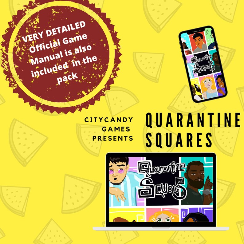 Quarantine Squares Online Virtual Game Party NSFW Play - Etsy