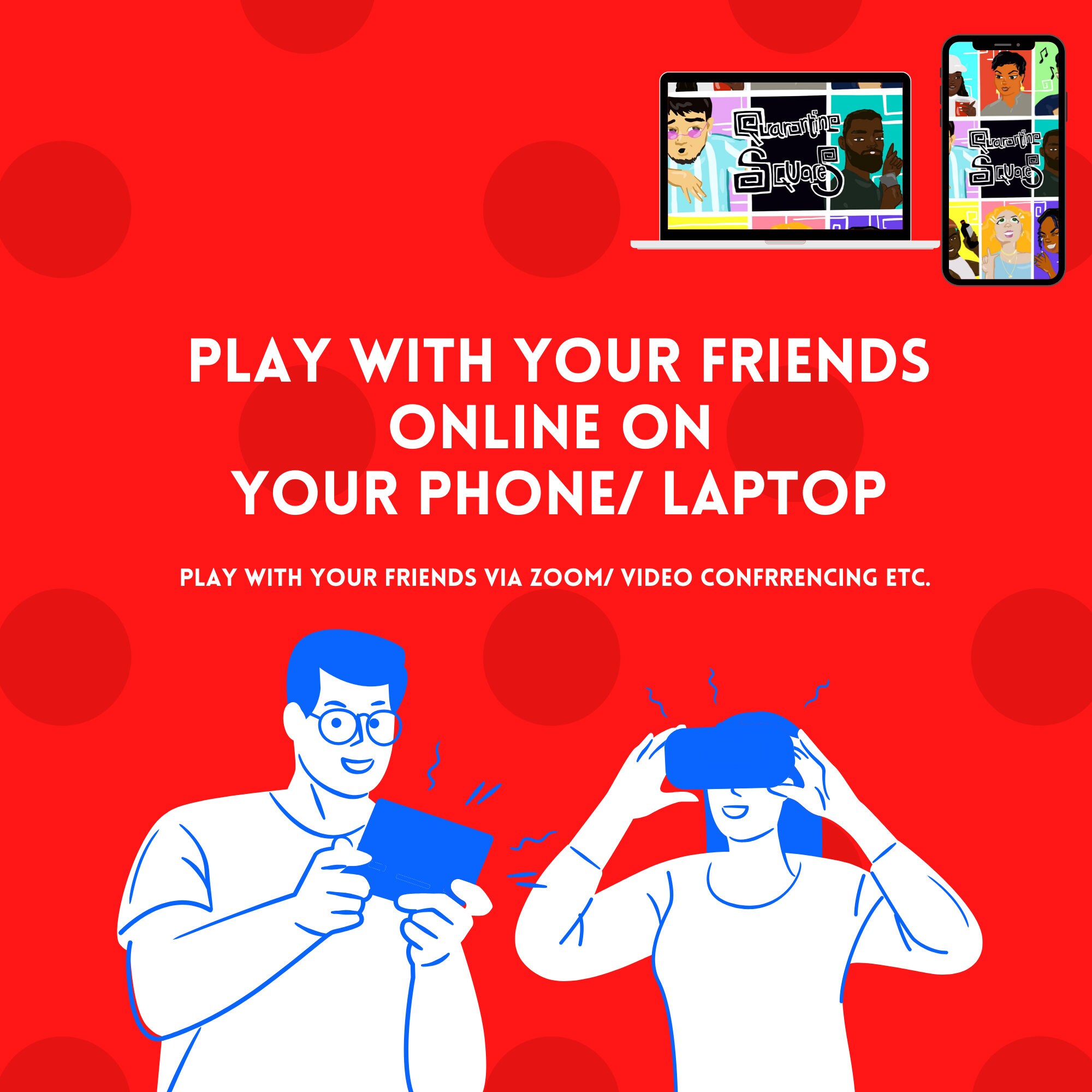 Virtual Team Bonding Activity - Quarantine Squares - Online Game Party ...