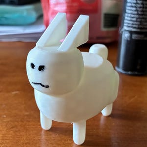 Gubby From Roblox 3d Print Meme Bunny. Forsaken Game, Dream Game Rabbit ...