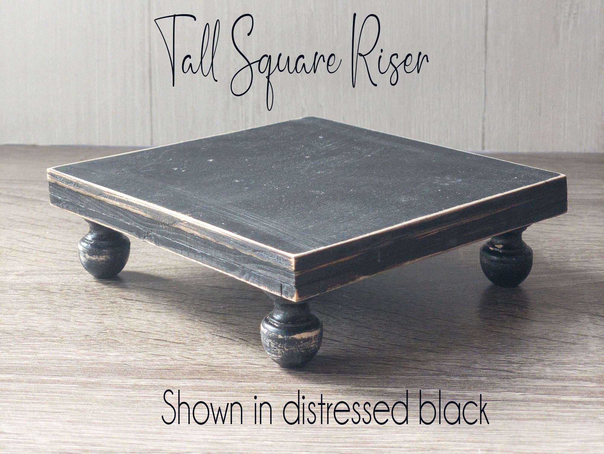 Wood Riser Home Accent Farmhouse Riser Tier Tray - Etsy