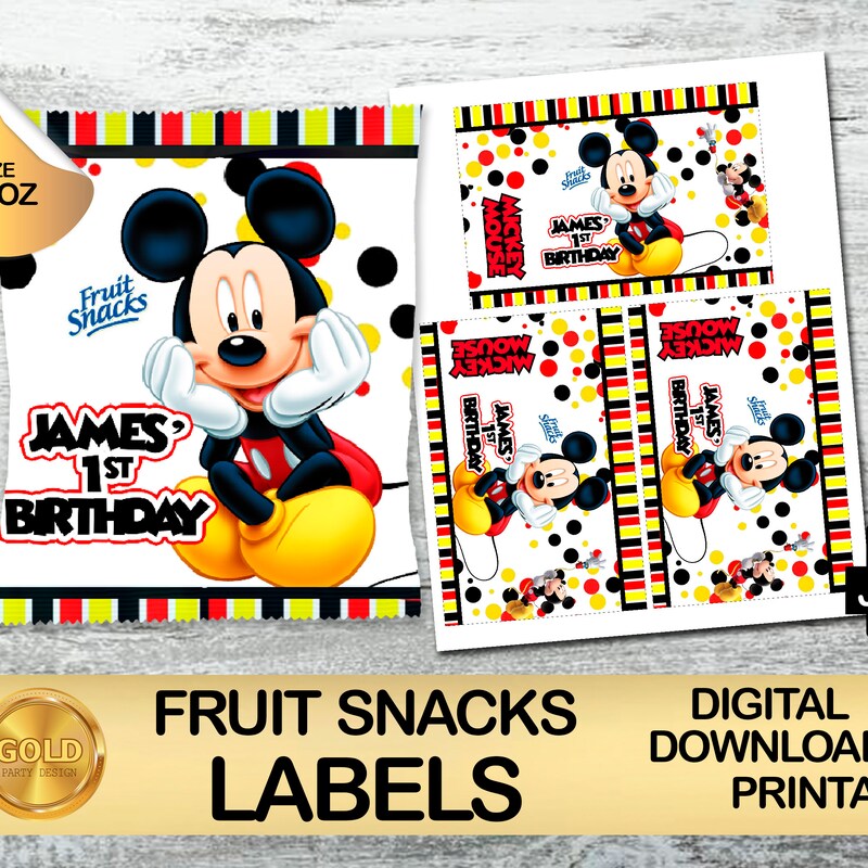 Mickey Snacks Svg - Etsy