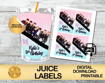 Lollipop Labels BTS Party Girl Only DIGITAL DOWNLOAD for Lollipop ...