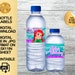Labels for the Little Mermaid Party - Water Bottle Label - DIGITAL ...