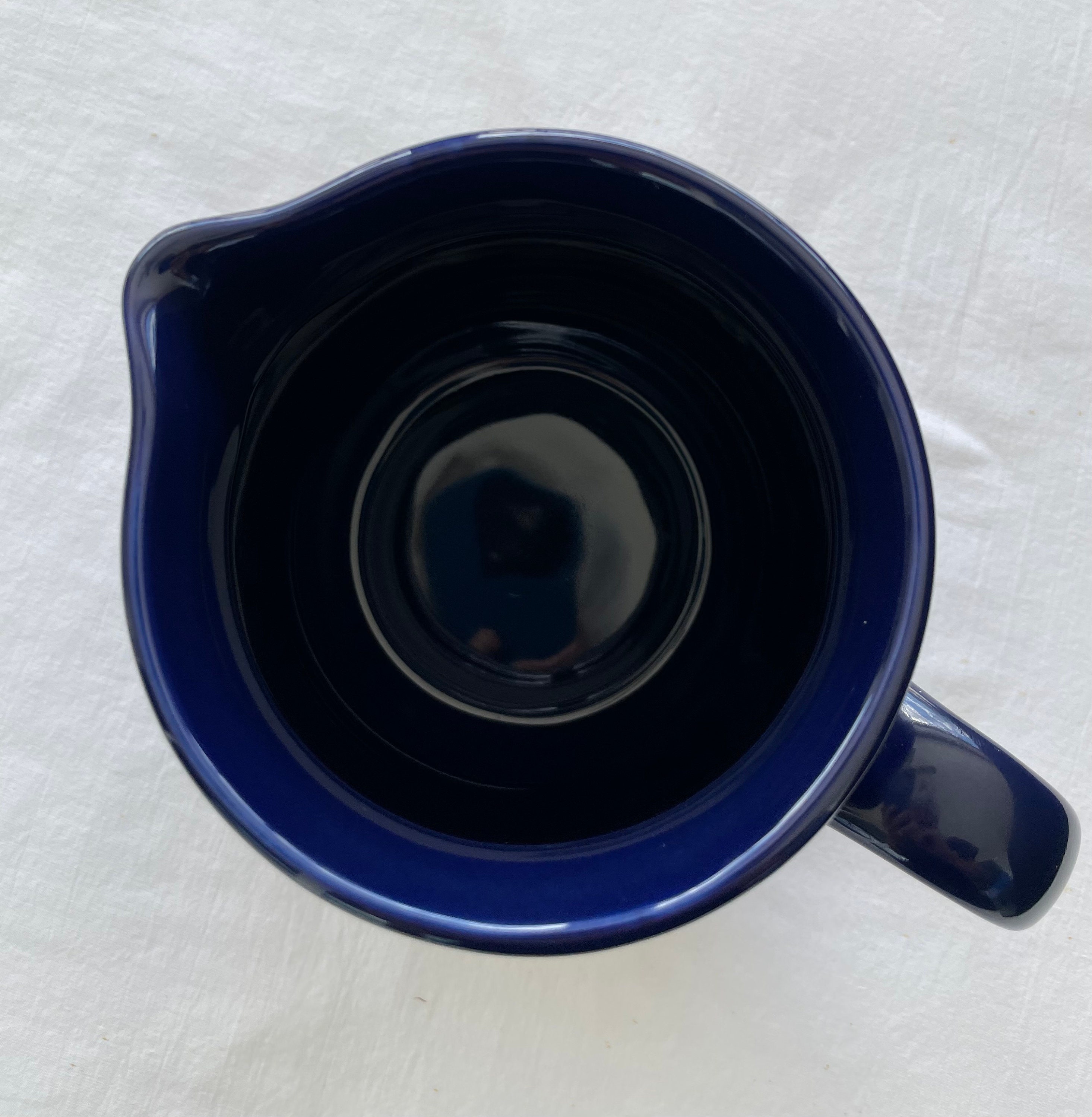 VTG WAECHTERSBACH Pitcher With Handle in Cobalt Blue Glaze Excellent ...