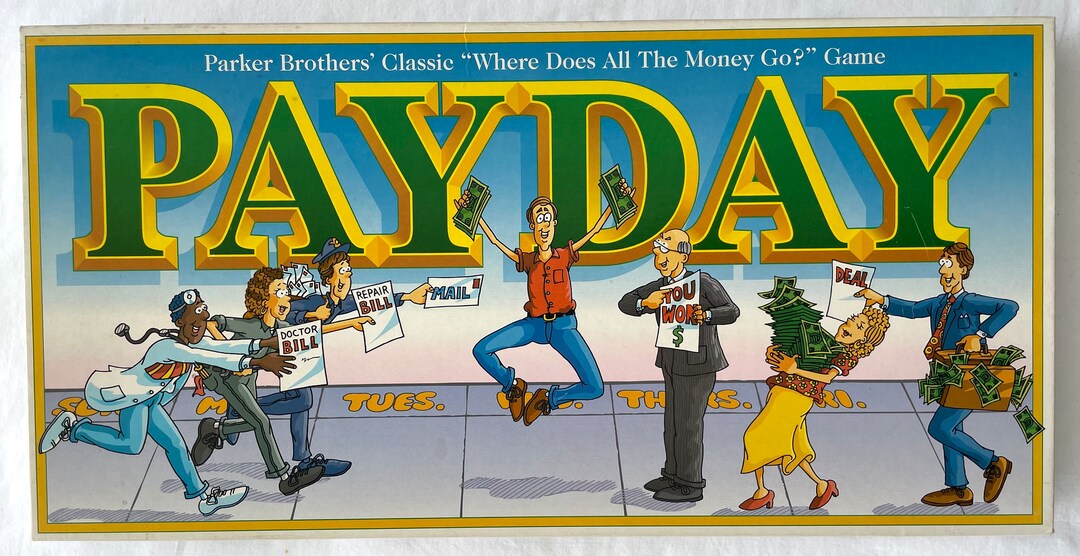 PAYDAY Vintage Finance 1994 Board Game Parker Brothers - Etsy